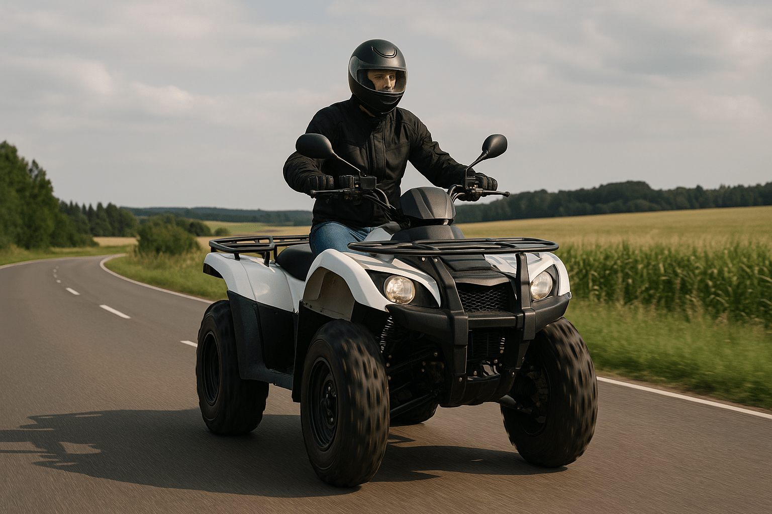 Quad Homologue Route Permis B