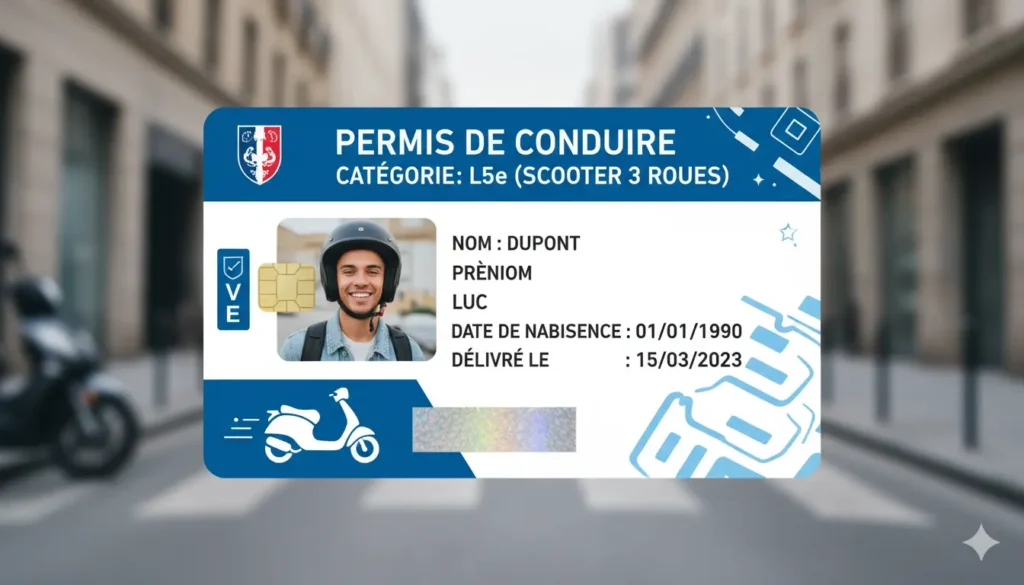 Quel permis faut-il pour conduire un scooter 3 roues en France